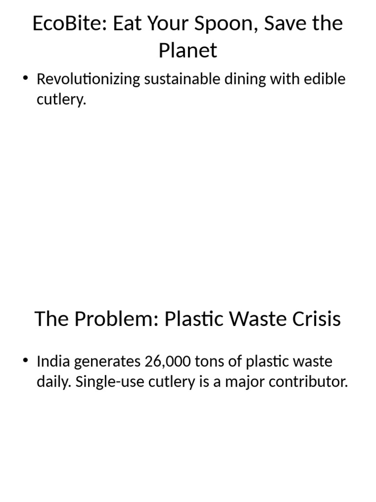 EcoBite Shark Tank Pitch | PDF
