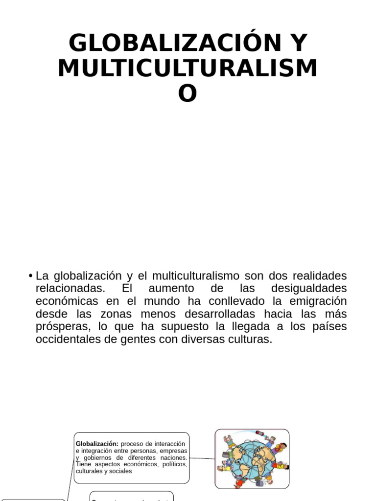 Globalizaciã - N y Multiculturalismo 8â° | PDF