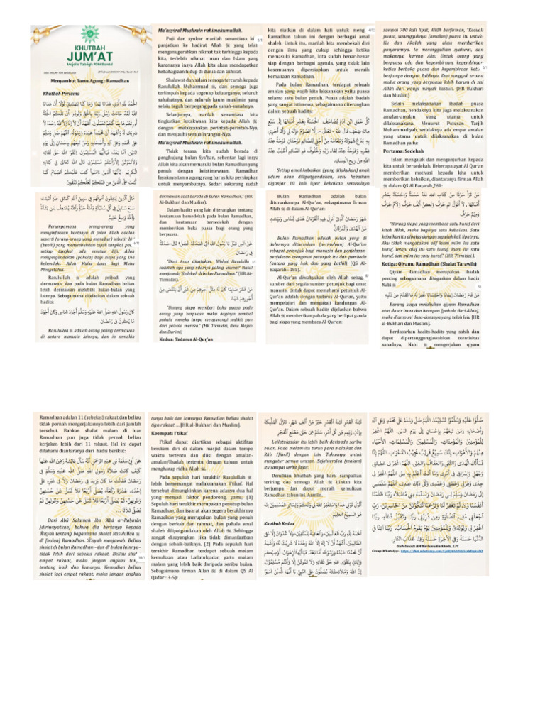 Khutbah Jum'at | PDF