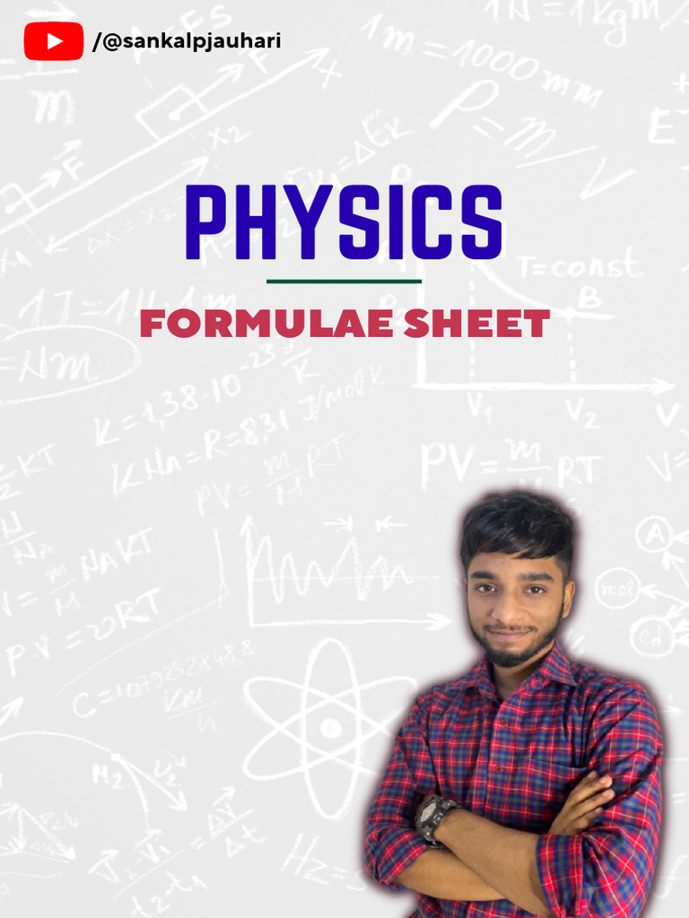 Physics Formula Sheet | PDF