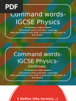 IB Command Terms | PDF | Argument | Evidence