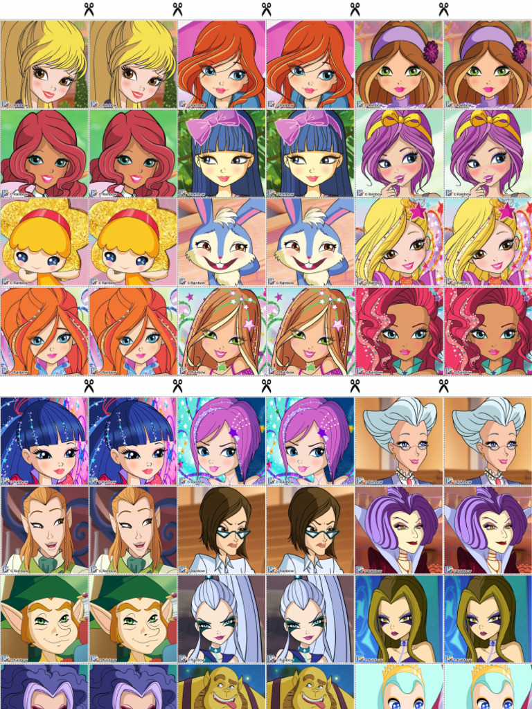 Winx Memory Game 1 | PDF