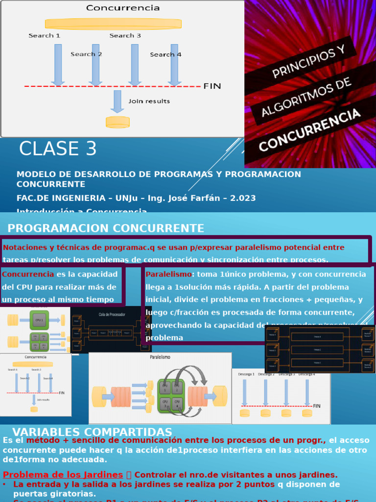 Clase 3 2023 Introduccion A Programacion Concurrente | PDF | Proceso (Computación) | Almacenador ...