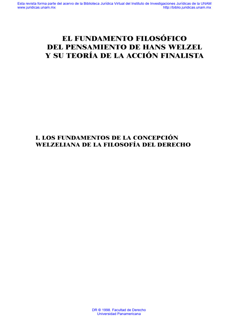 5.2.-Hans Welzel | PDF | Immanuel Kant | Moralidad