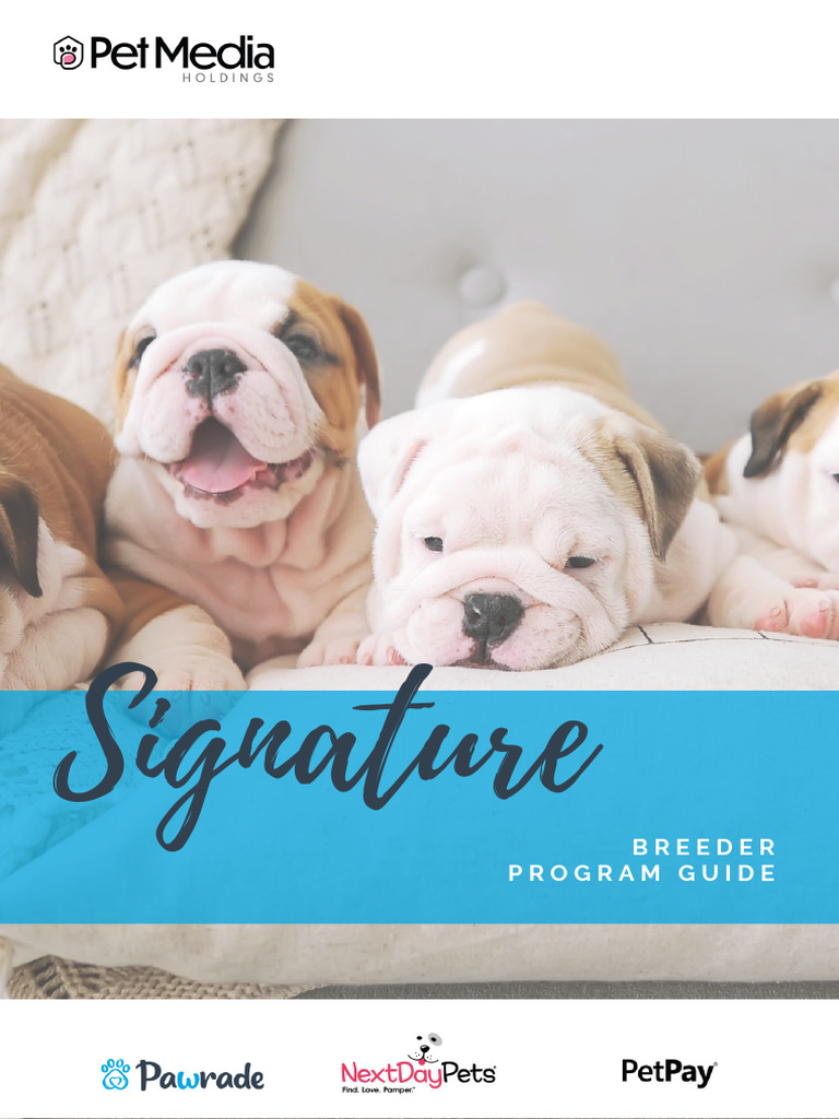 Signature Breeder Program | PDF | Payments | Credit Card
