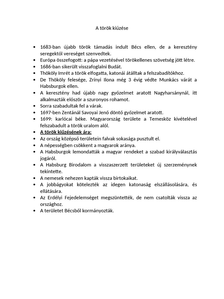 06.A Török Kiűzése | PDF