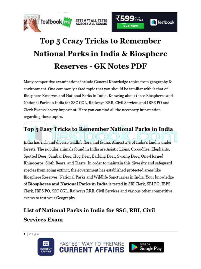 Top 5 Crazy Tricks To Remember | PDF | Wildlife
