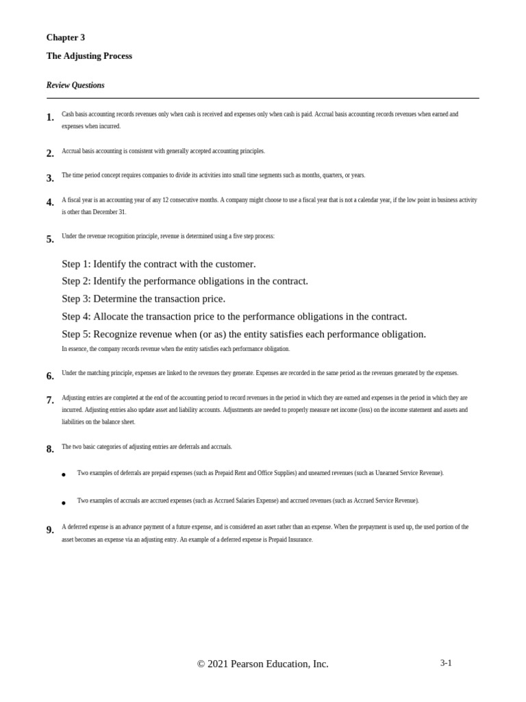 Chapter 3_solutions to the book | PDF | Debits And Credits | Deferral