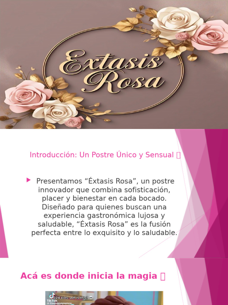 Extasis Rosa | PDF | Chocolate | Alimentos