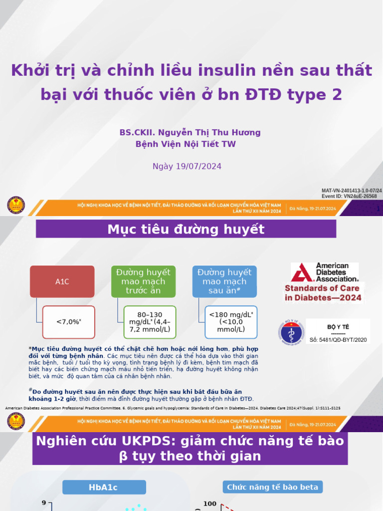 Điều trị ĐTĐ type 2 | PDF