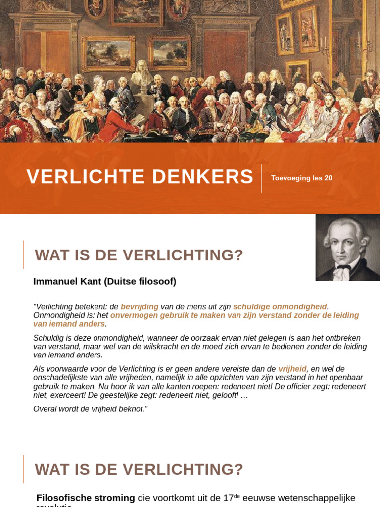 Les 20 - Verlichte Denkers | PDF