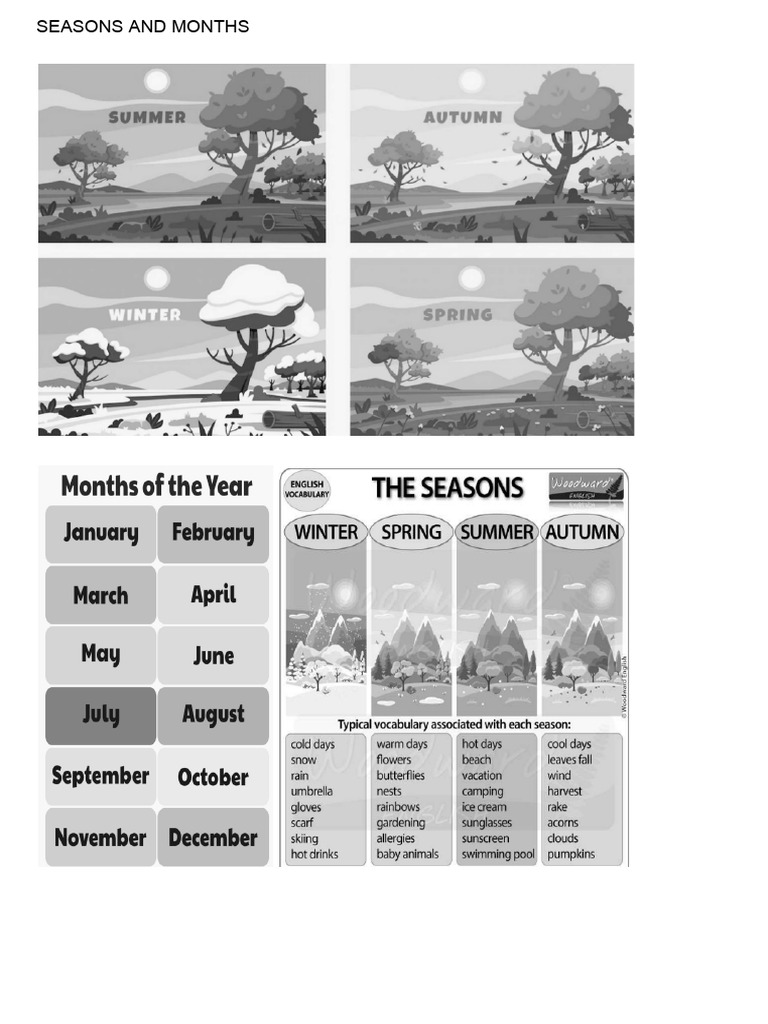 Understanding Seasons and Time Segments | PDF