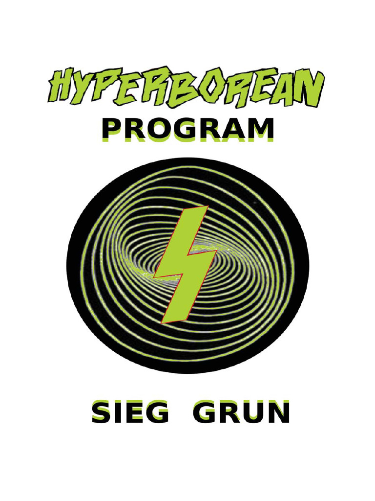 Hyperborean Program (Berserker Books Last Version) | PDF