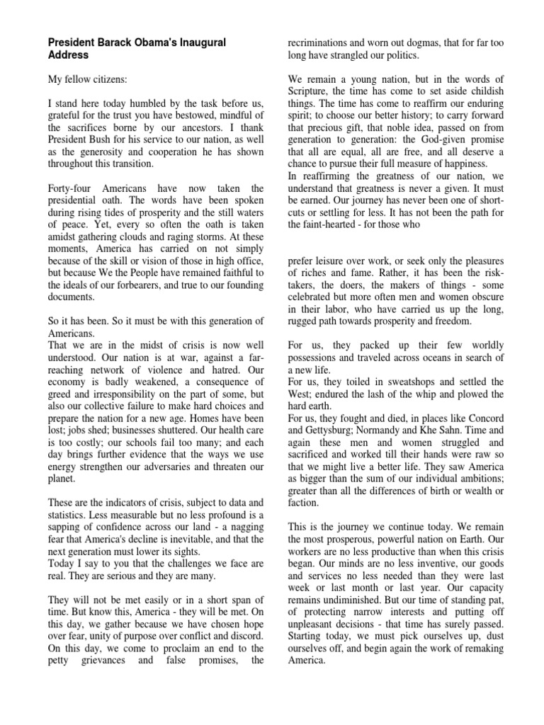 President Barack Obama | PDF | The United States