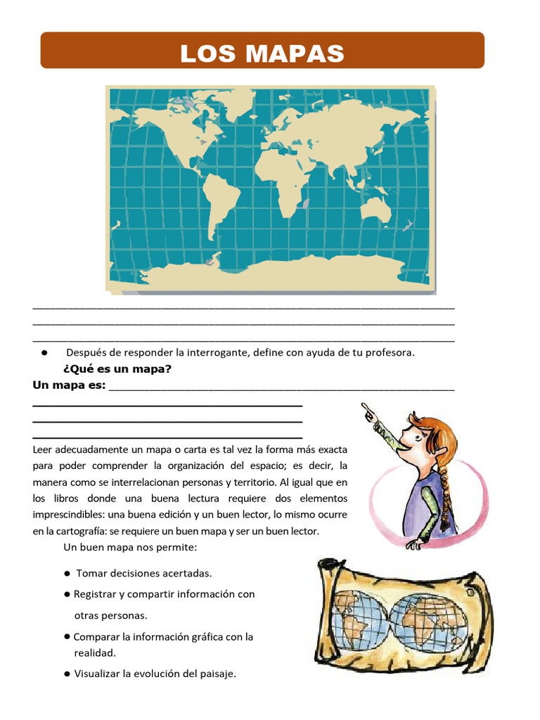 Tipos y elementos de los mapas | PDF | Mapa | Cartografía