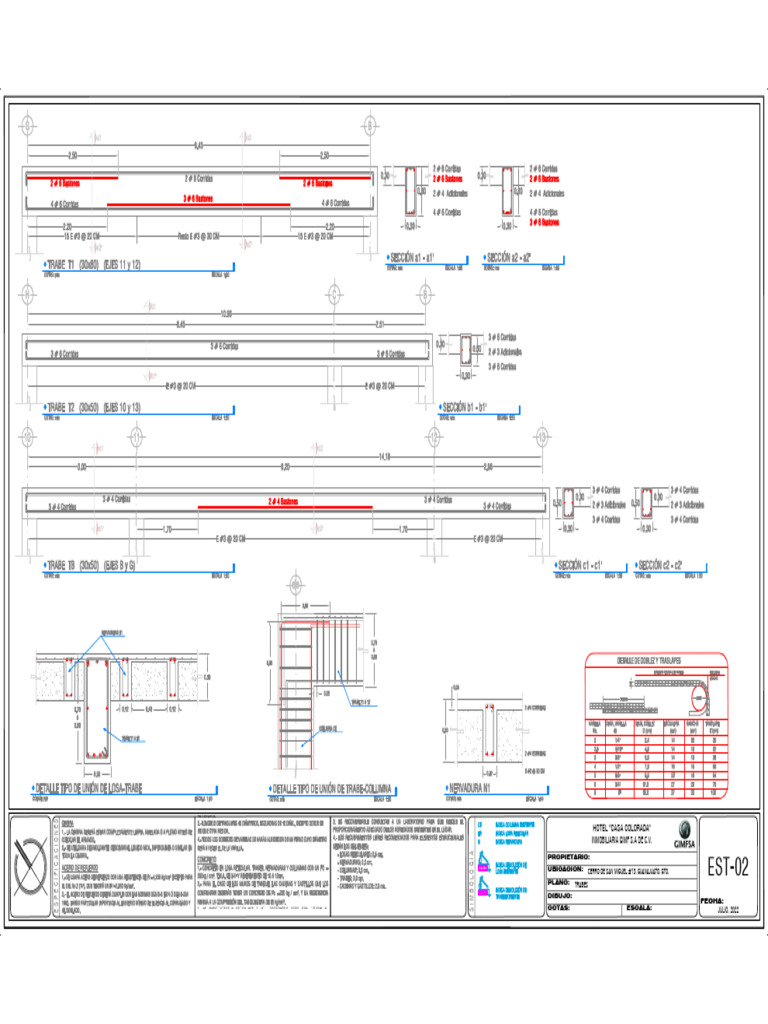 TRABES CUERPO B CC | PDF