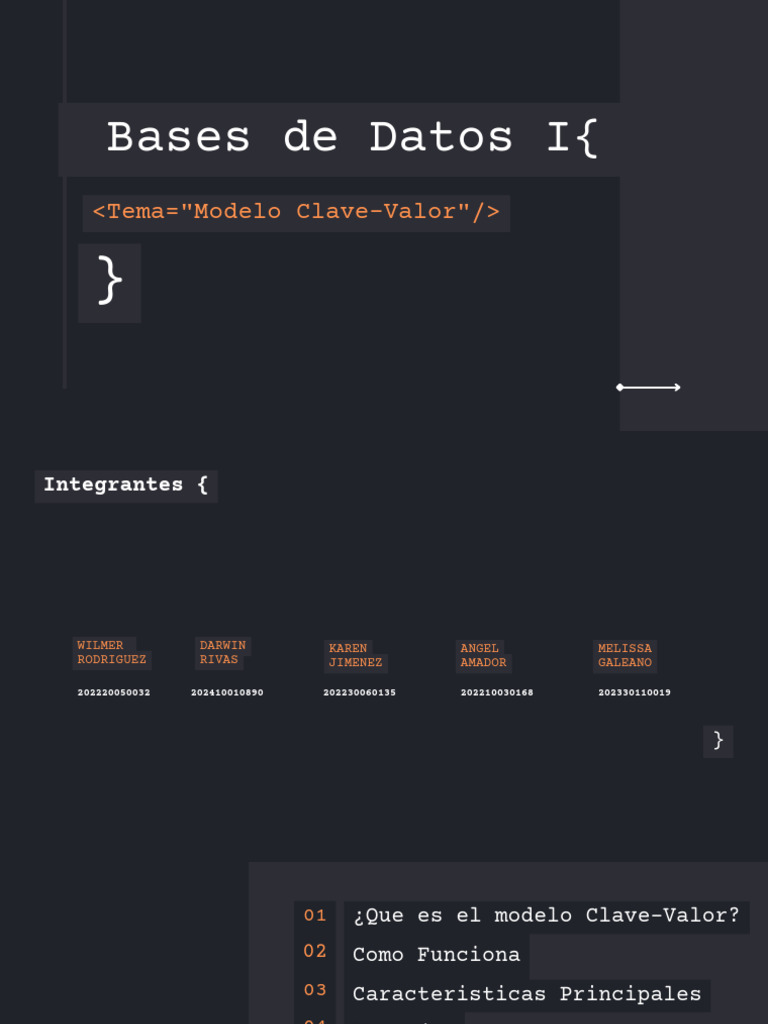 Modelo Clave-Valor | PDF | Bases de datos | No Sql