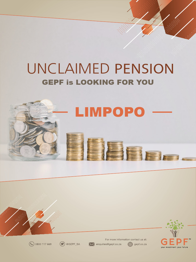 GEPF Unclaimed Pension Benefits in Limpopo | PDF | Pension | Employee Benefits