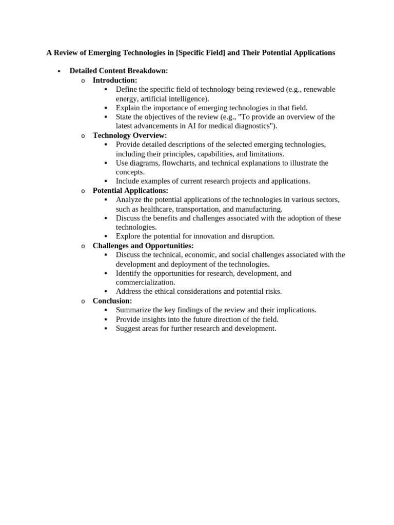 A Review of Emerging Technologies | PDF