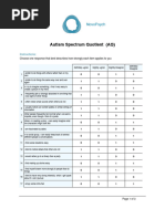 Autism Spectrum Quotient AQ | PDF | Asperger Syndrome | Psychology