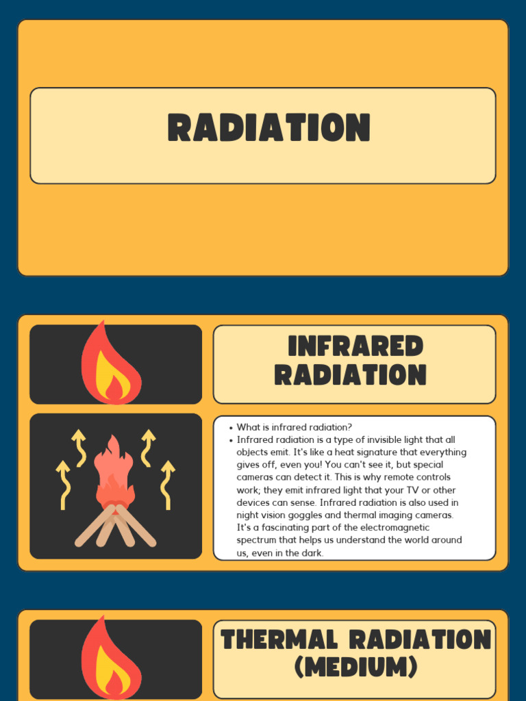 Radiation (Myp 4-5) Physics | PDF | Heat Transfer | Infrared