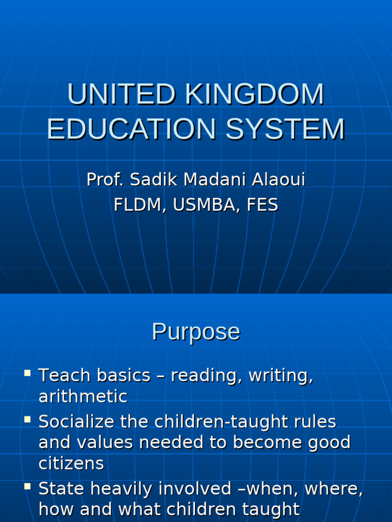 Overview of Education in Britain | PDF | Schools