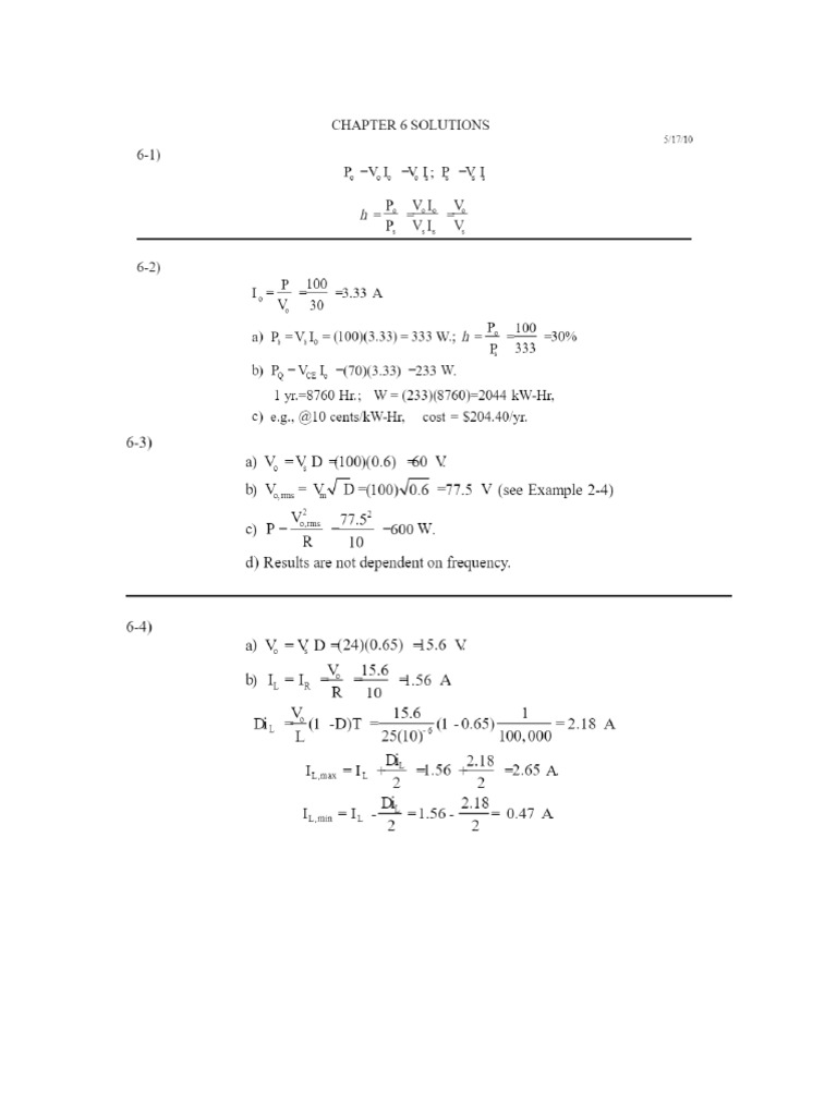 Chapter 6 Solution Daniel Hart | PDF