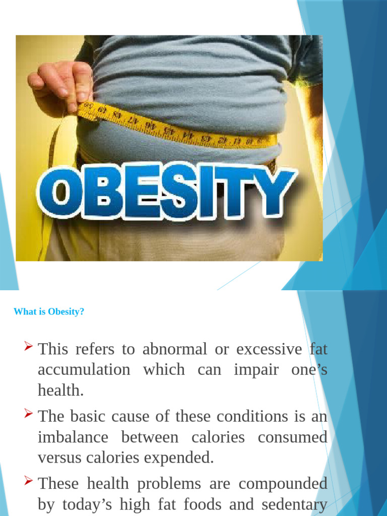 Obesity & Overweight Presentation | PDF | Obesity | Body Mass Index
