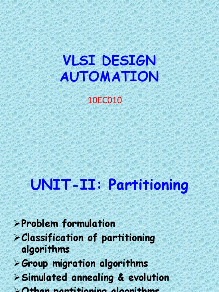 Vlsi Design Automation Pdf Hardware Description Language Logic