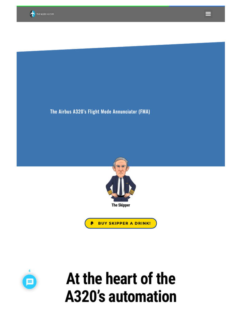 The Airbus A320's Flight Mode Annunciator (FMA) | PDF | Aircraft | Aviation