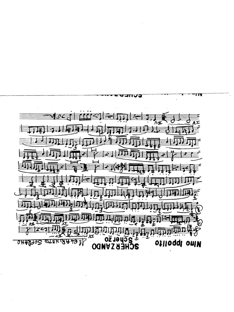 Scherzando-1 Clarinetto | PDF