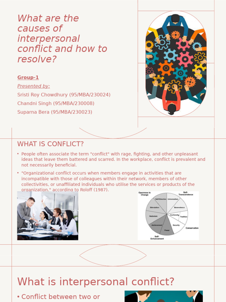 Causes and Solutions for Interpersonal Conflict | PDF | Mediation ...
