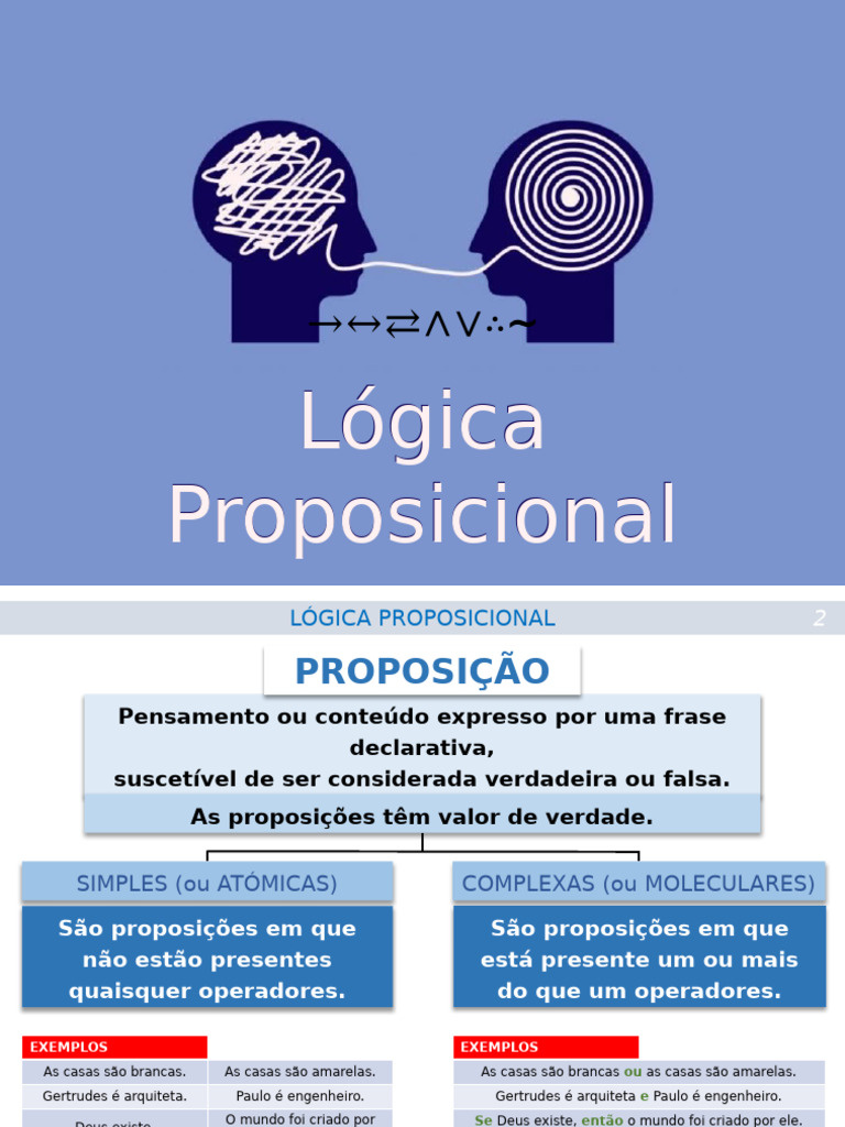 Lógica Proposicional | PDF | Lógica matemática | Argumento