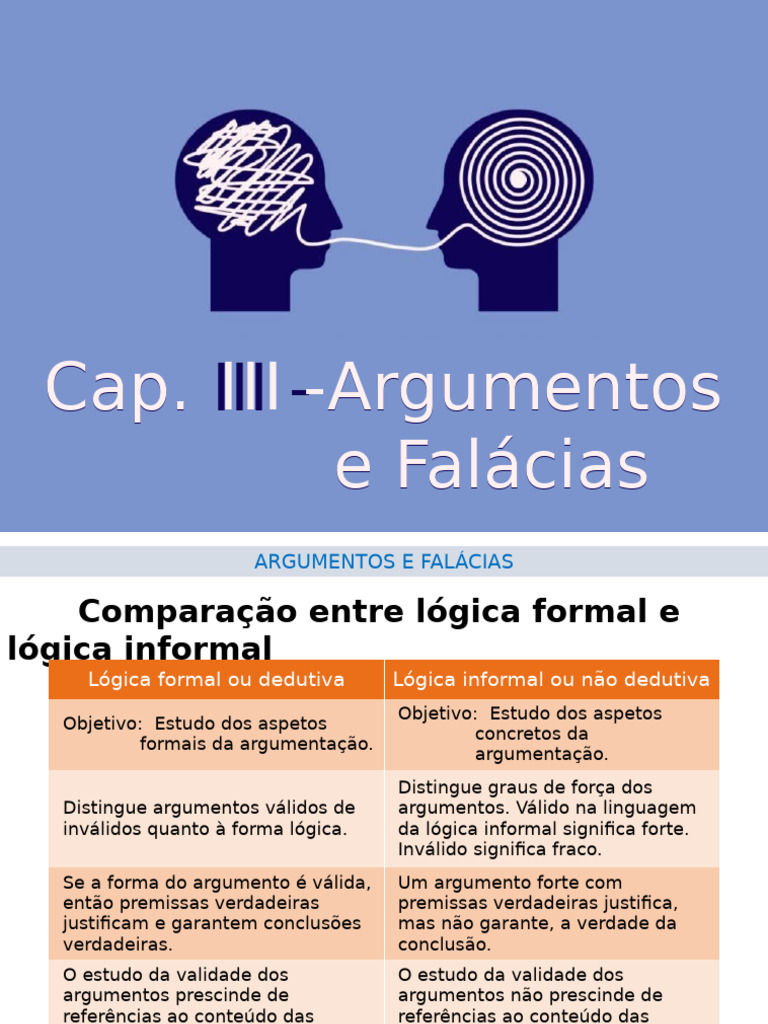 Argumentos e Falácias | PDF | Argumento | Falácia