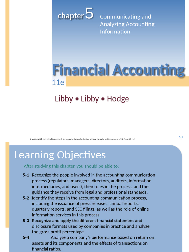 Abridged Libby 11e Chap005 PPT | PDF | Form 10 K | Income Statement