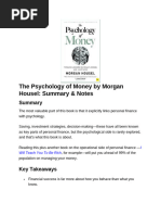 Insights from The Psychology of Money | PDF