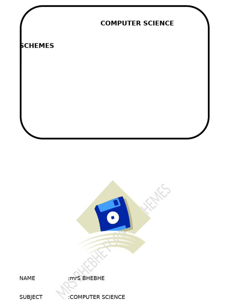COMPUTER SCIENCE f3 SCHEMES THIRD Term | PDF | Computing | Computer Science