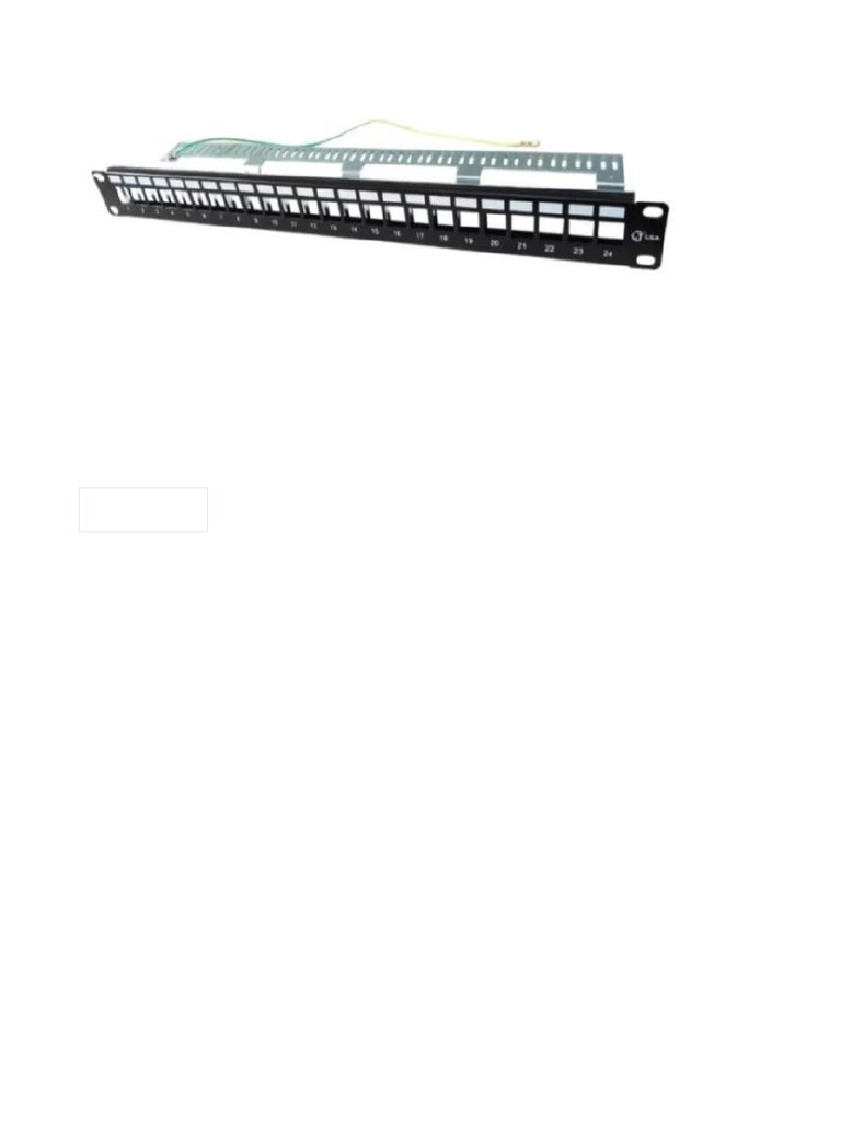 Patch Panel Modular CAT6 LTUSA 24 Puertos | PDF
