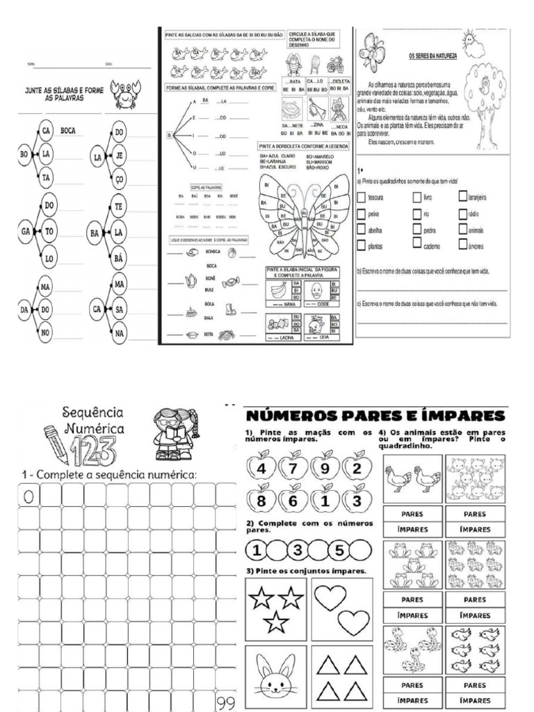 Atividades para Impressao em PDF | PDF