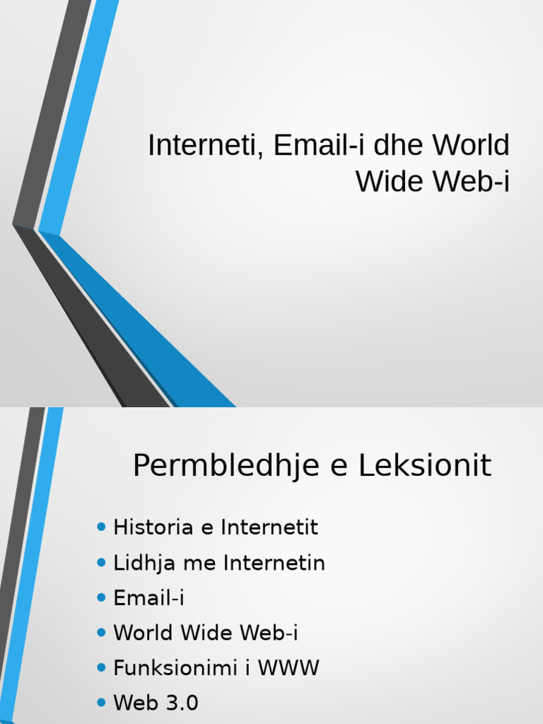 Interneti Emaili WWW | PDF