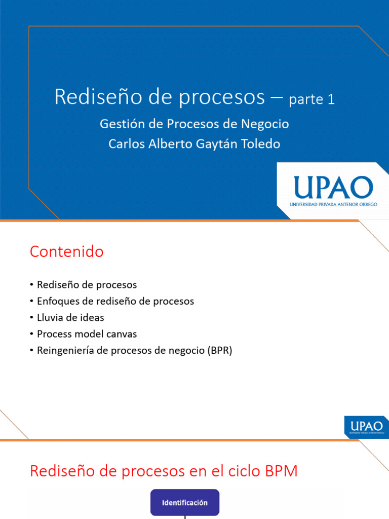 09 Rediseño de Procesos - p1 | PDF | Procesos de negocio | Diseño