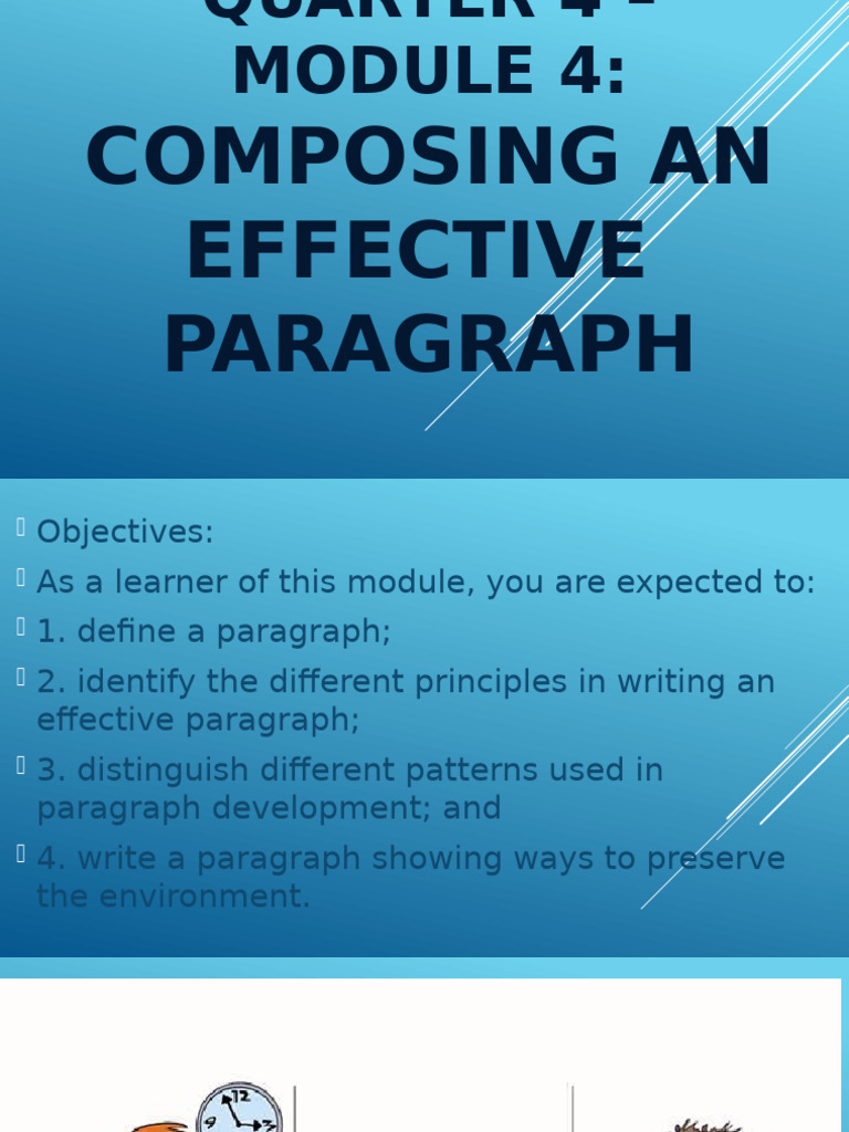 Composing An Effective Paragraph | PDF | Speech | Linguistics