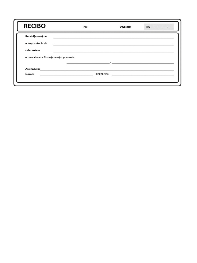 Modelo de Recibo | PDF