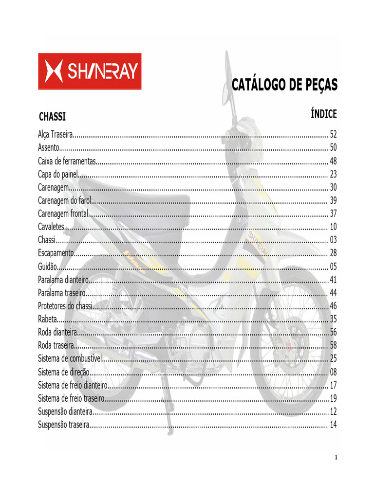 Catalogo Wave 110 | PDF | Eixo | Parafuso