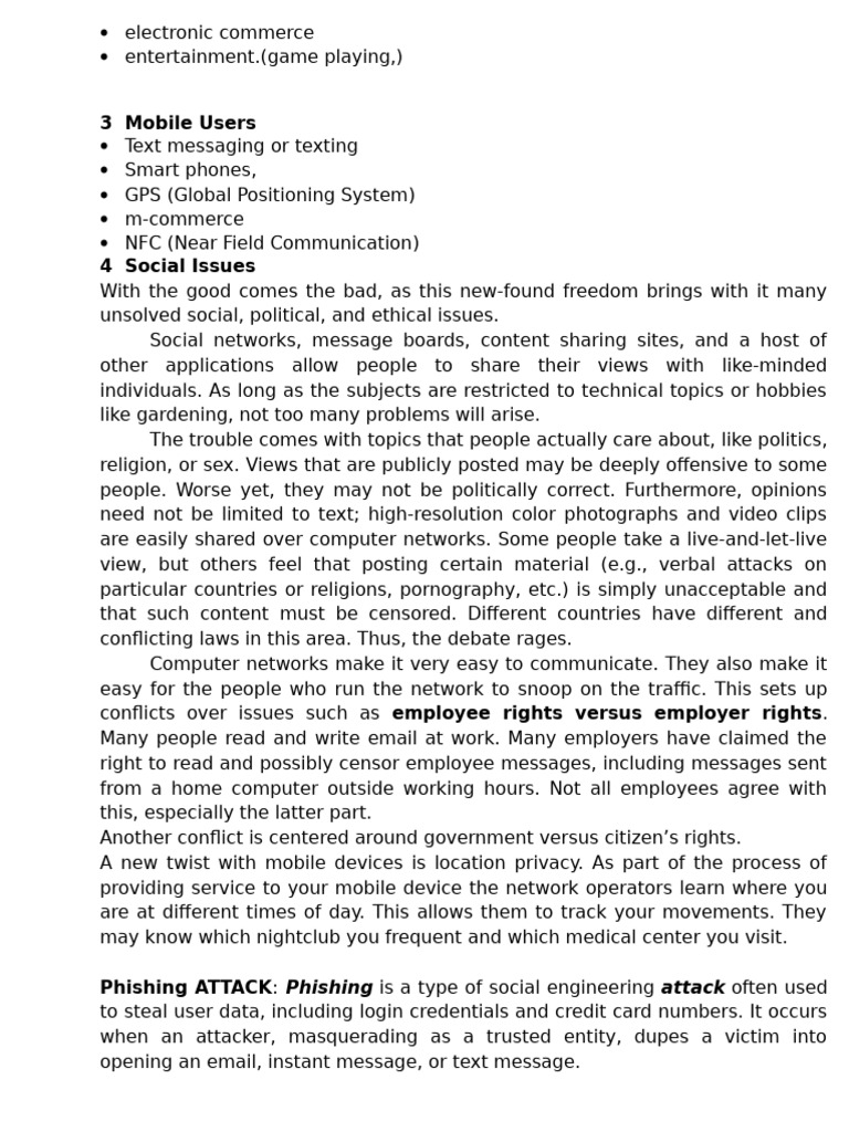 Computer Networks Notes-7 | PDF