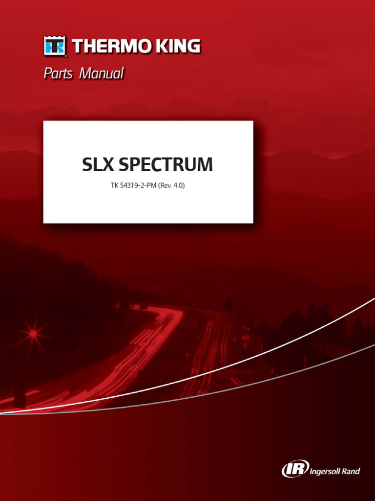 TK SLX Parts Manual | PDF | Piston | Refrigerator