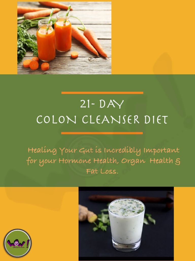 21-Day Colon Cleanse Diet Plan | PDF | Meal | Drink