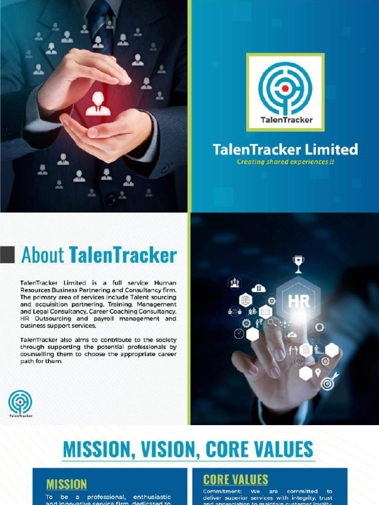 TalenTracker Limited - Profile | PDF