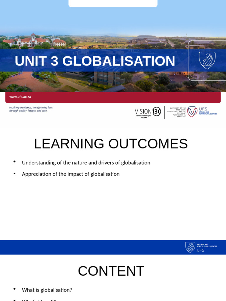 Unit 3 Globalisation | PDF | Globalization | Labour Economics