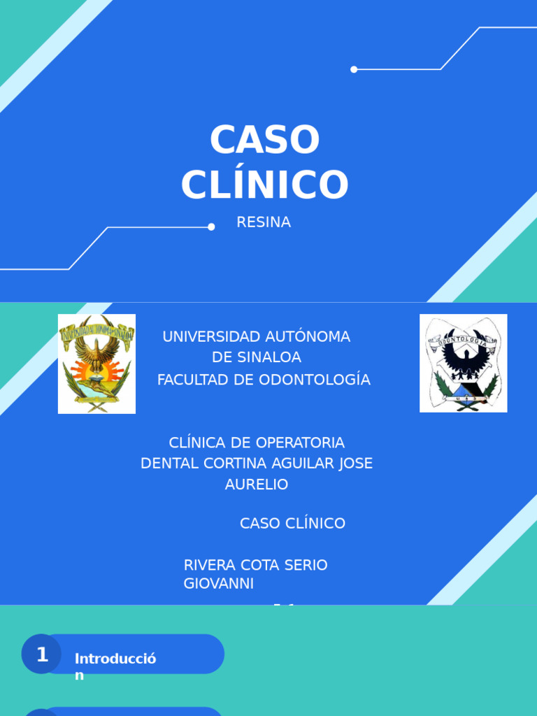 Caso Clínico Resina - Sgrc.. | PDF | Odontología | Cuidado de la salud